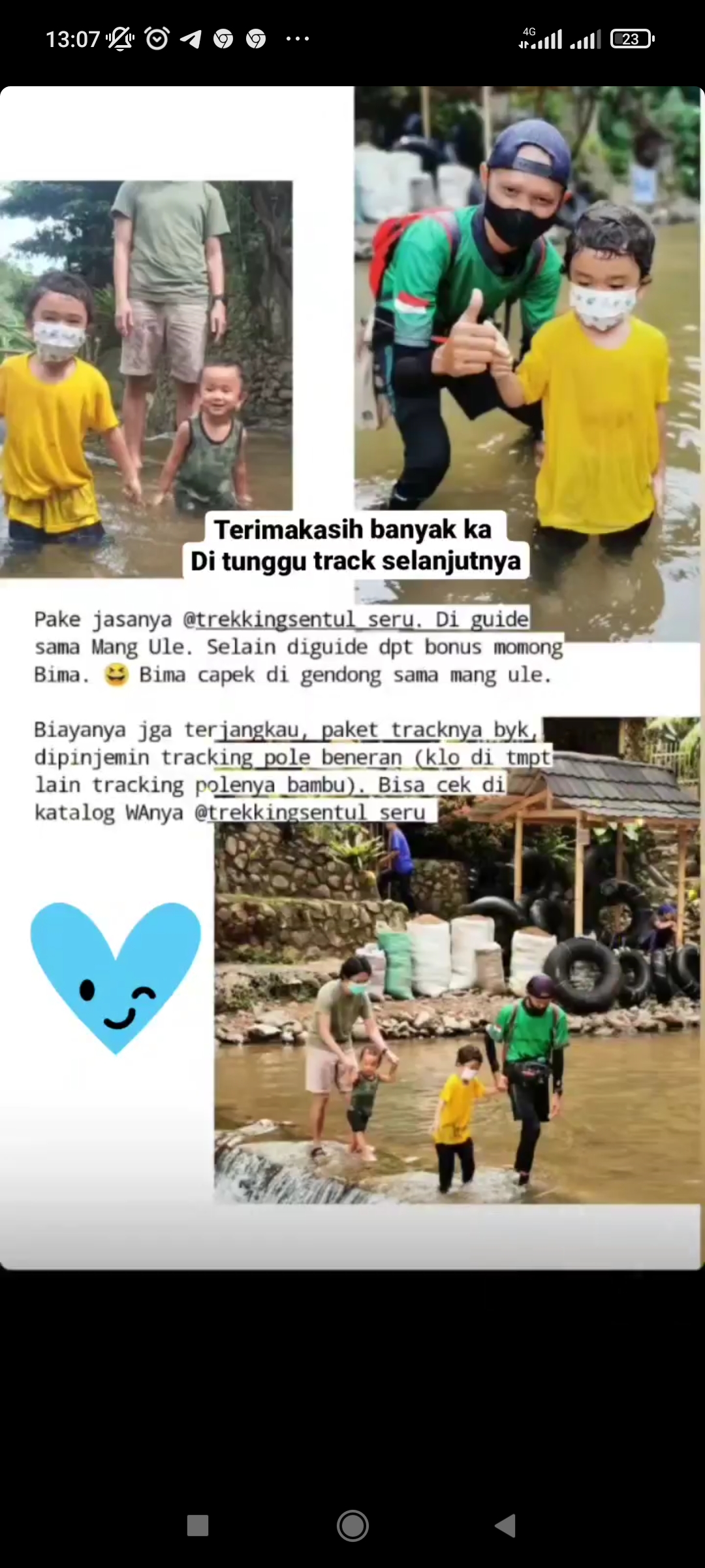 Trekking di Sentul Bogor ini ada Harga Paket Rute Hiking Tracking